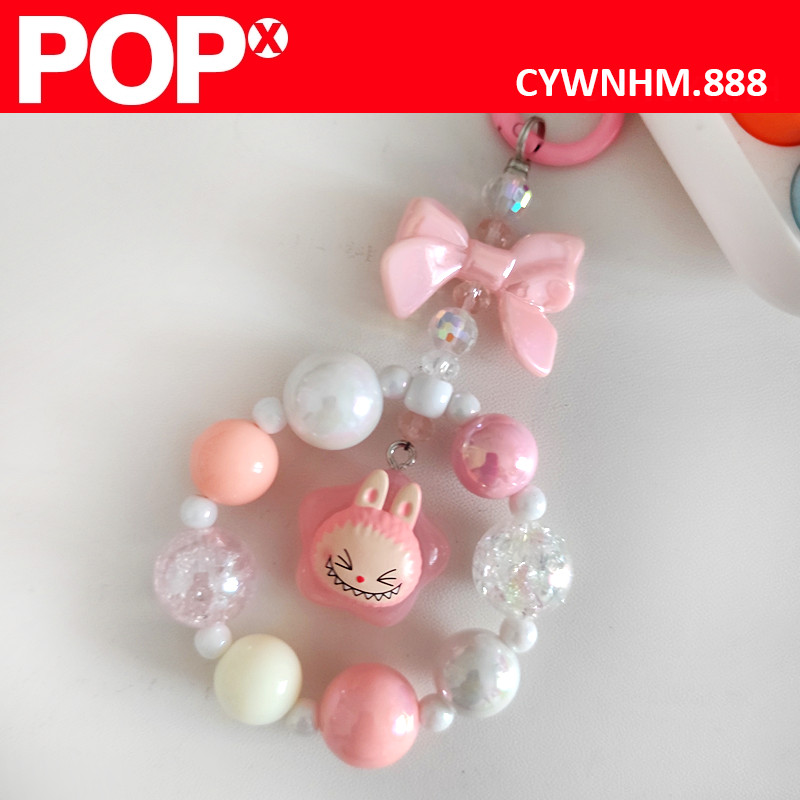 Popmart Lucky Star [POP BEAN Handmade Jewelry ] สาวน ่ ารักจี ้ โทรศัพท ...