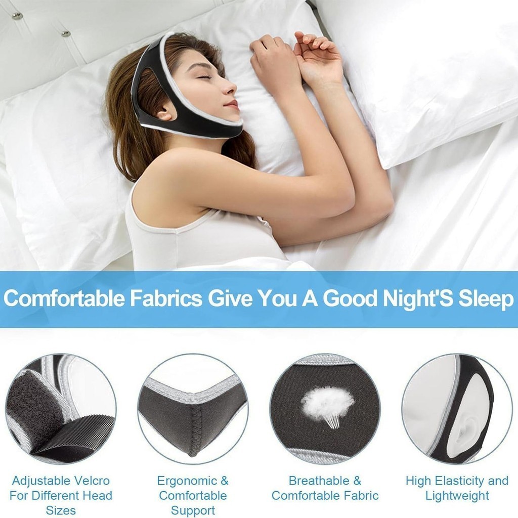 Jaw สําหรับ Sleeping Close ปาก Anti Snoring อุปกรณ์ Airflow Jaw สาย ...