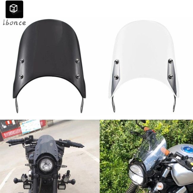 Black/clear Motorcycles Custom Compact Sport Wind Deflector ไฟหน ้ า ...