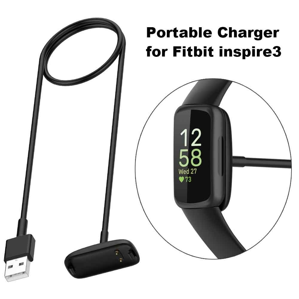 สายชาร์จ USB สําหรับ Fitbit Inspire 3 สมาร์ทวอทช์เครื่องชาร์จ USB ...