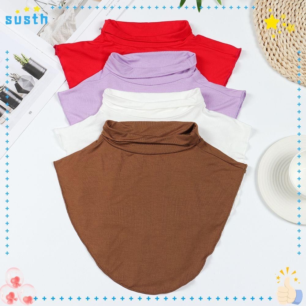 Susth คอเต่าแฟชั่นผ้าพันคอกันลมแบบถอดได้ | Shopee Thailand