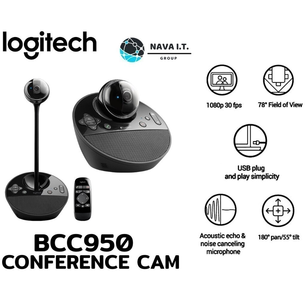 ⚡️กรุงเทพฯด่วน1ชั่วโมง⚡️ LOGITECH BCC950 QCAM CONFERENCE CAM เว็บแคม ...