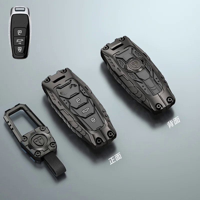 รถ Remote Key กรณี Fob สําหรับ Audi A3 A4 B9 A6 A7 4K A8 E-tron Q5 Q8 C8 D5 SQ8 Key ป้องกัน ...