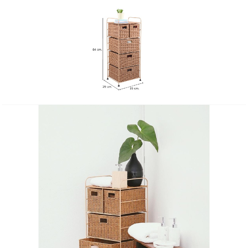 INDEX LIVING MALL ตู้ลิ้นชัก 4 ชั้น รุ่นบาโน่ (เลือกสีได้) | Shopee Thailand