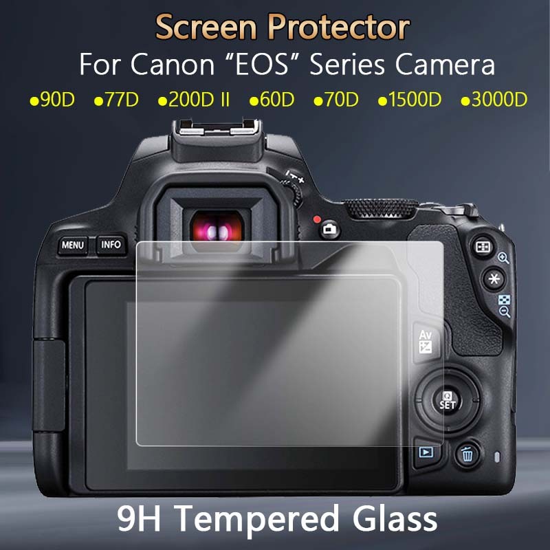 สําหรับ Canon 200D II 90D 3000D 1500D 1300D 1200D 800D 700D 600D 100D 80D 77D 70D 60D กล้อง HD ...