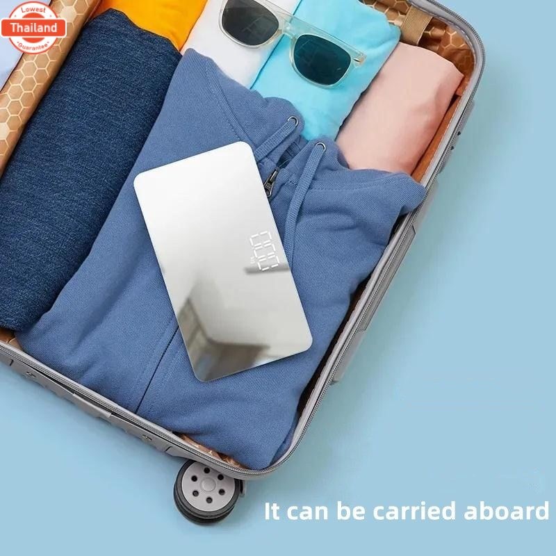 Mini Portable Mirror Surface Bathroom Scales Boarding Digital Travel ...