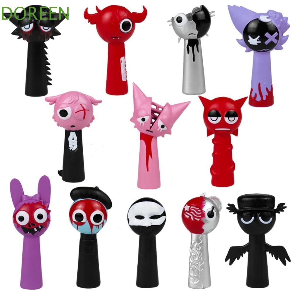 Doreen Sprunki Action Figure ของเล่น, นักร้อง Incredibox จําลอง ...