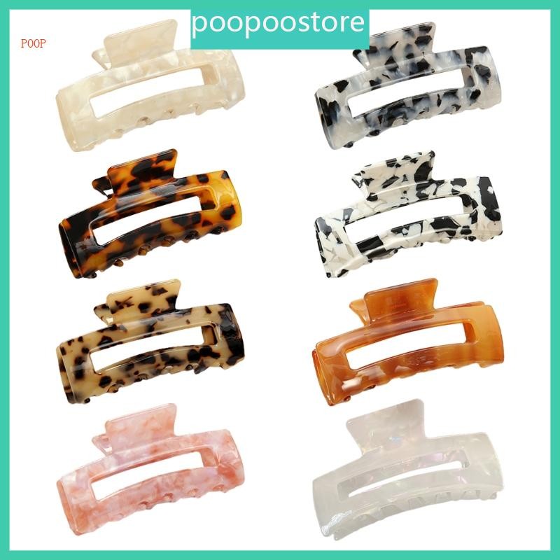 Poop Minimalist Hair Claw Clamp Cellulose Acetate Jaw Clip ...