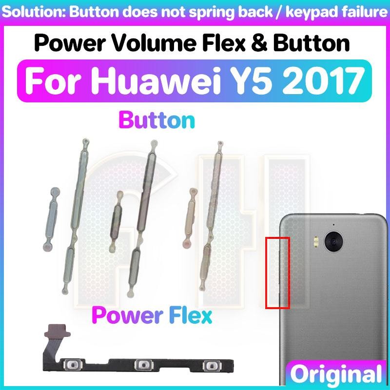 ปุ่มปรับระดับเสียงไฟ Flex สําหรับ huawei y5 2017 สวิทช์เปิด OFF Key ...