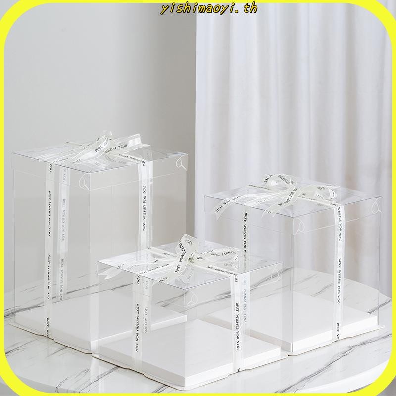 ขนาดใหญ่พิเศษ 14 16 นิ้วสีขาวฝาครอบ PVC โปร่งใสกล่อง,ช่อดอกไม้แสดงกล่อง ...