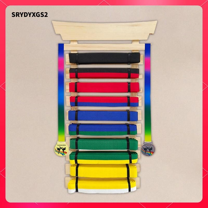 [สริดี้xgs2] ขาตั้งแสดงเข็มขัดคาราเต้ไม้, ที่วางโชว์เข็มขัดเทควันโด, ไม้พับได้ | Shopee Thailand