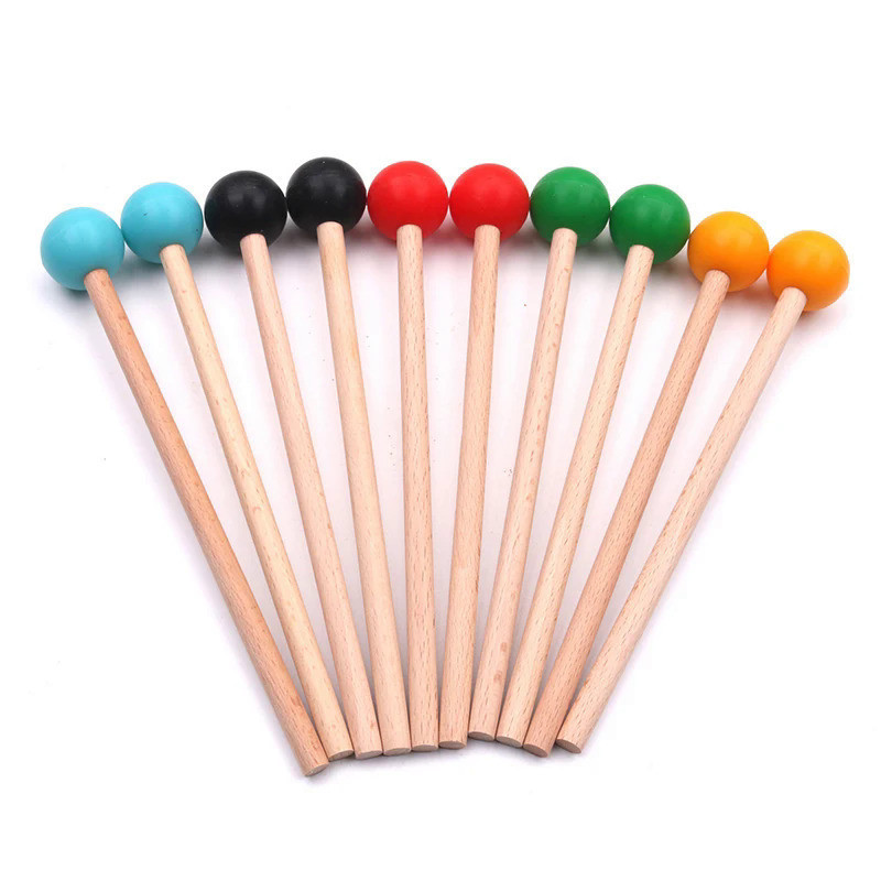 2Pcs Professional Drum Sticks Marimba Mallet Percussion Instruments ...