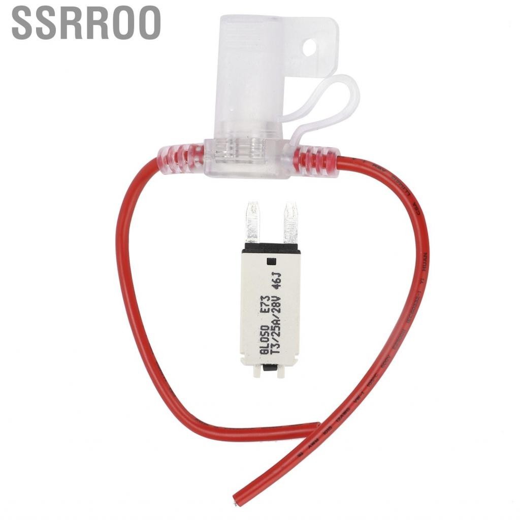 Ssrroo Auto Parts Fuse Holder PVC TPE 12AWG For Truck Yacht RV | Shopee ...