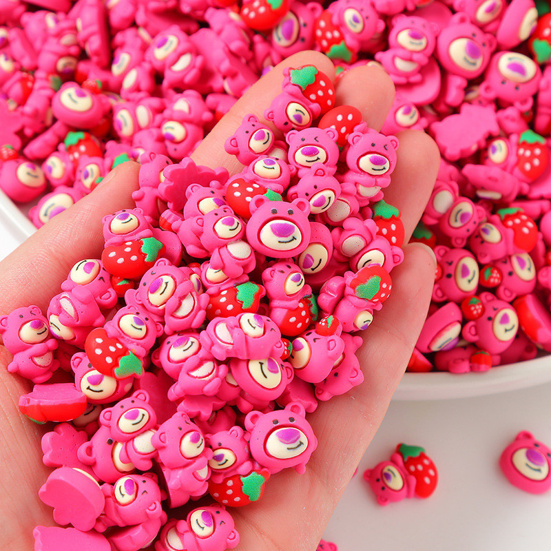 การ ์ ตูนผสมสตรอเบอร ์ รี ่ หมี diy ครีมกาวเคสโทรศัพท ์ วัสดุแพคเกจ ...