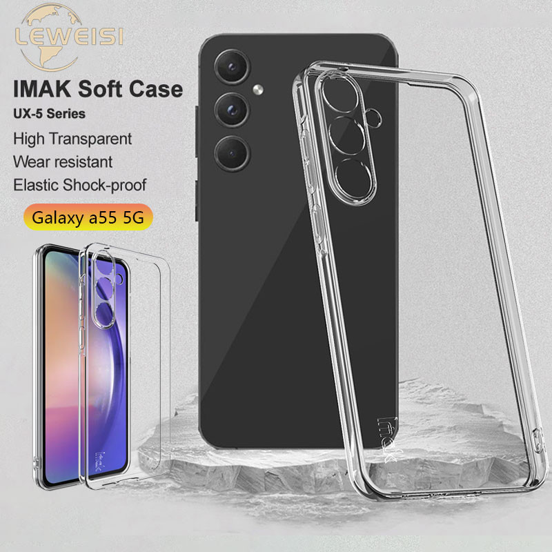 Imak ซิลิโคนนุ่มสําหรับ Samsung Galaxy A55 A35 A25 A15 A05 A05S A54 A34 A24 A14 A04E 5G 4G เคส ...