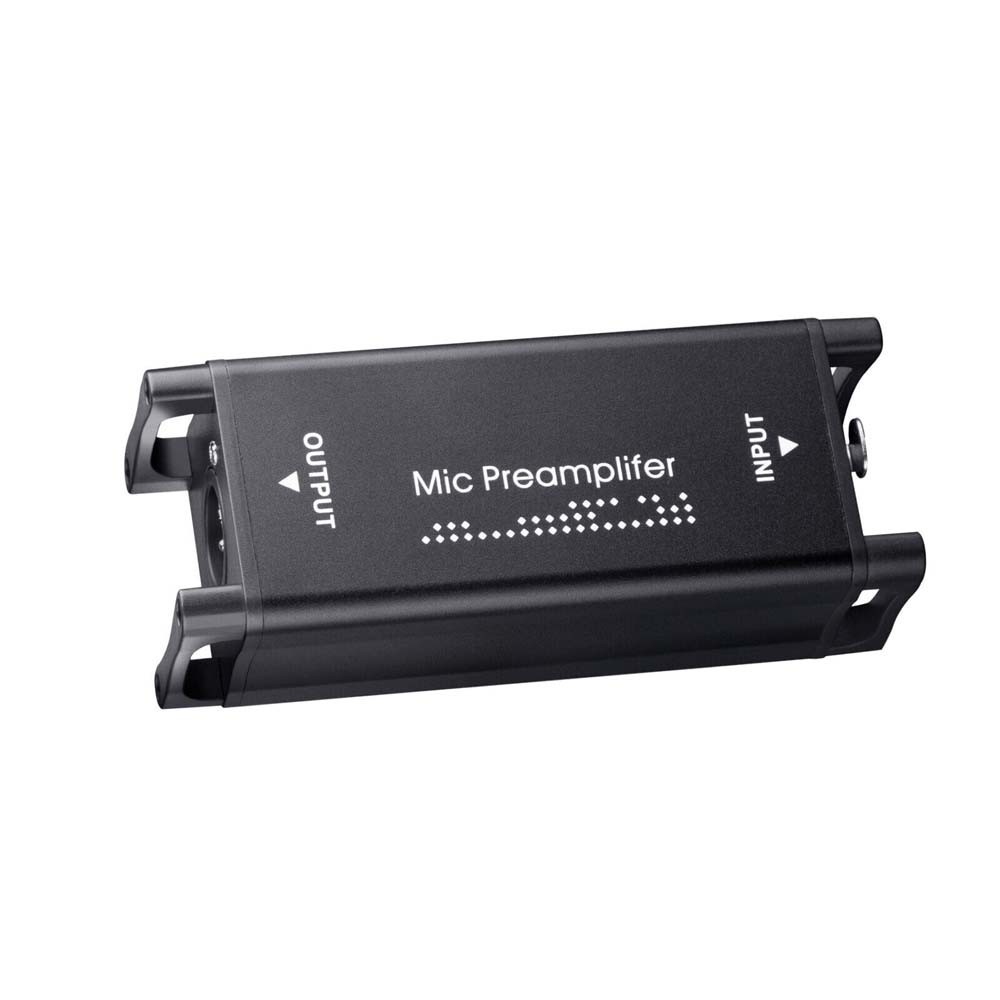 Microphone Preamplifier Mic Preamp Professional Audio Amplifier Adapter ...