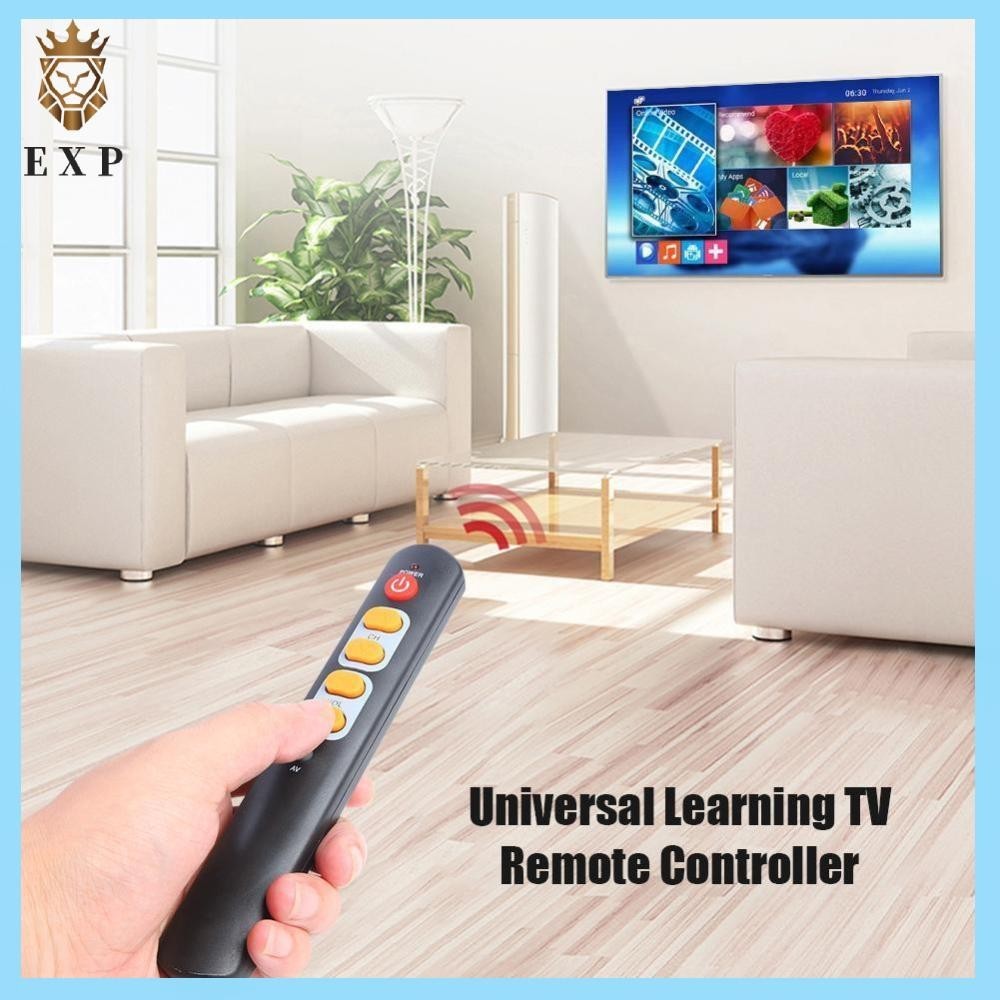 [ ระเบิด1.th ] Universal 6 Key Learning Remote Control ปุ ่ มสีเหลือง ...