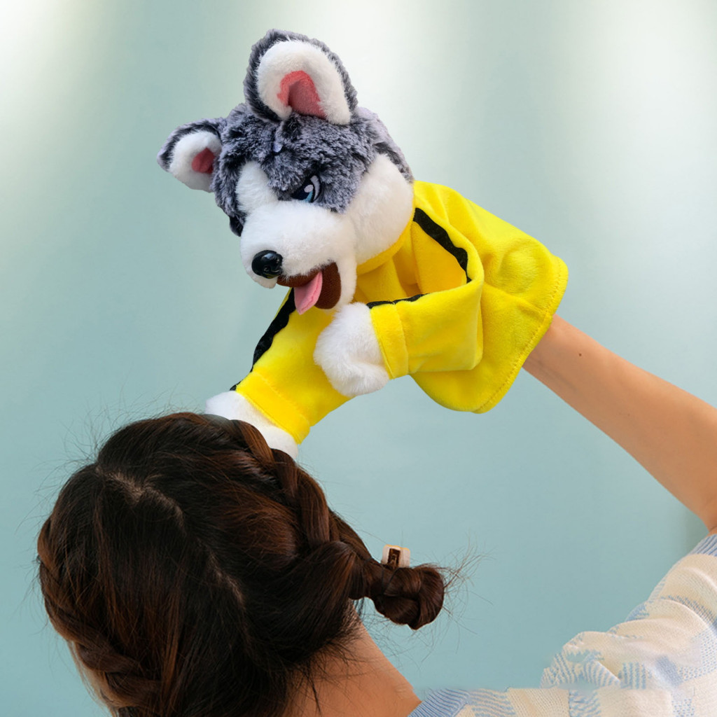 {bolished} Interactive Plush Toy Educational Hand Puppet Boxing Plush ...