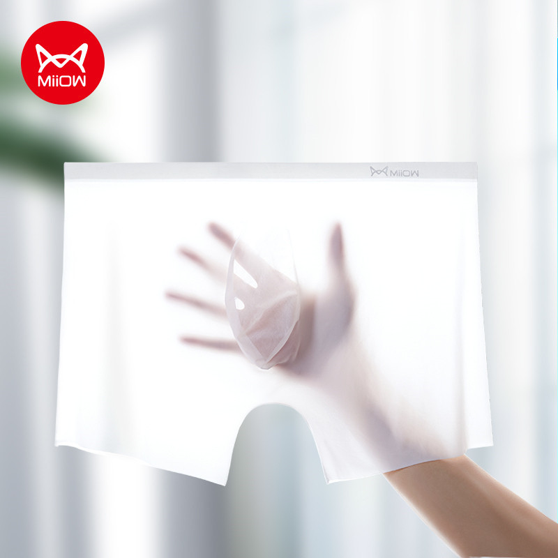 Miiow 3 ชิ้นชุดเซ็กซี่กางเกงบ็อกเซอร์ชาย A Graphene กางเกงบ็อกเซอร์ชาย Antiแบคทีเรียผ้าไหม ...