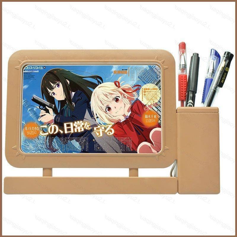 Lycoris Recoil ผู ้ ถือปากกา Night Light อะนิเมะโคมไฟ LED ชาร ์ จ USB ...