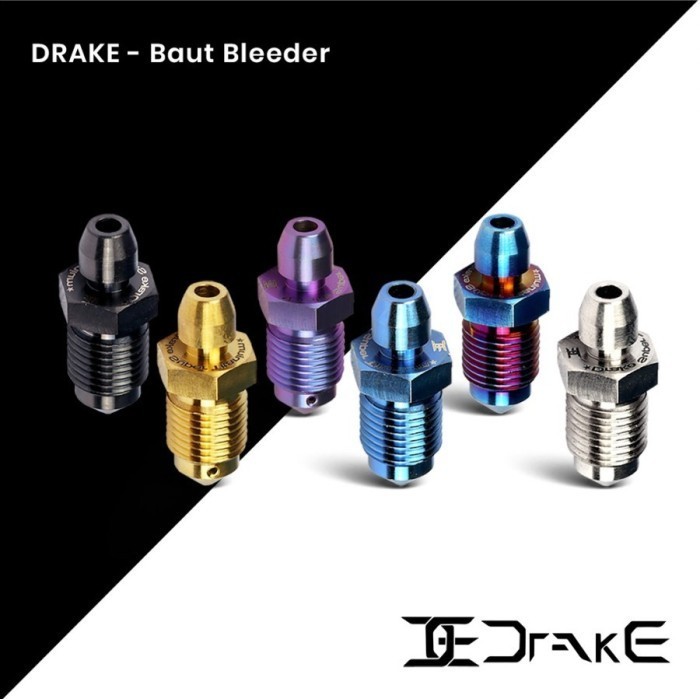 Drake Titanium Brake Master Bleeder Bolt/Original Brembo Caliper ...