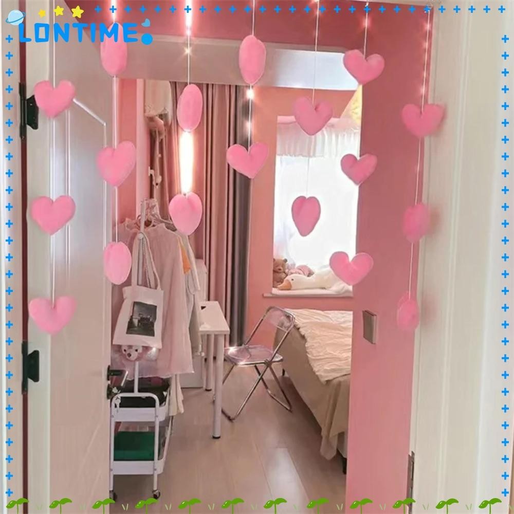 Lontime ม่านด้าย, Dacron Non Perforated Hanging Curtain, Lovely Heart ...