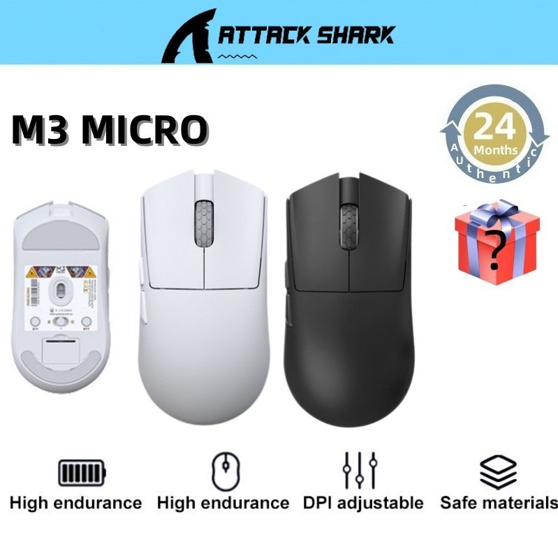 Darmoshark M3 MICRO เมาส์ไร้สายสามโหมดไร้สายรองรับ 8k | Shopee Thailand