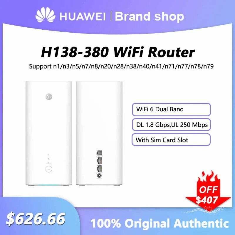 Unlocked Original Huawei H138-380 WiFi Repeater 5G CPE Router Dual Band ...
