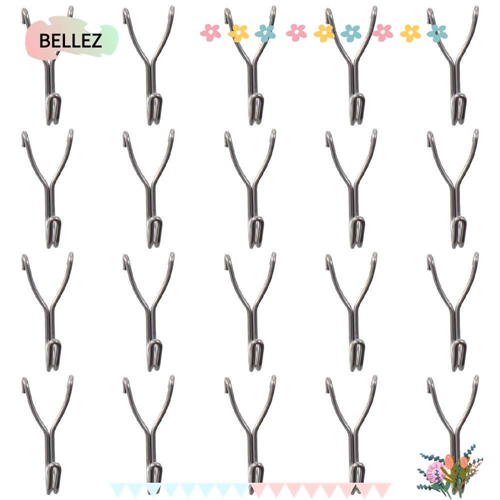 Bellez 20 ชิ้น Pegboard Hooks Perforated Holder Hang เหมาะกับตาข่ายชั้น ...