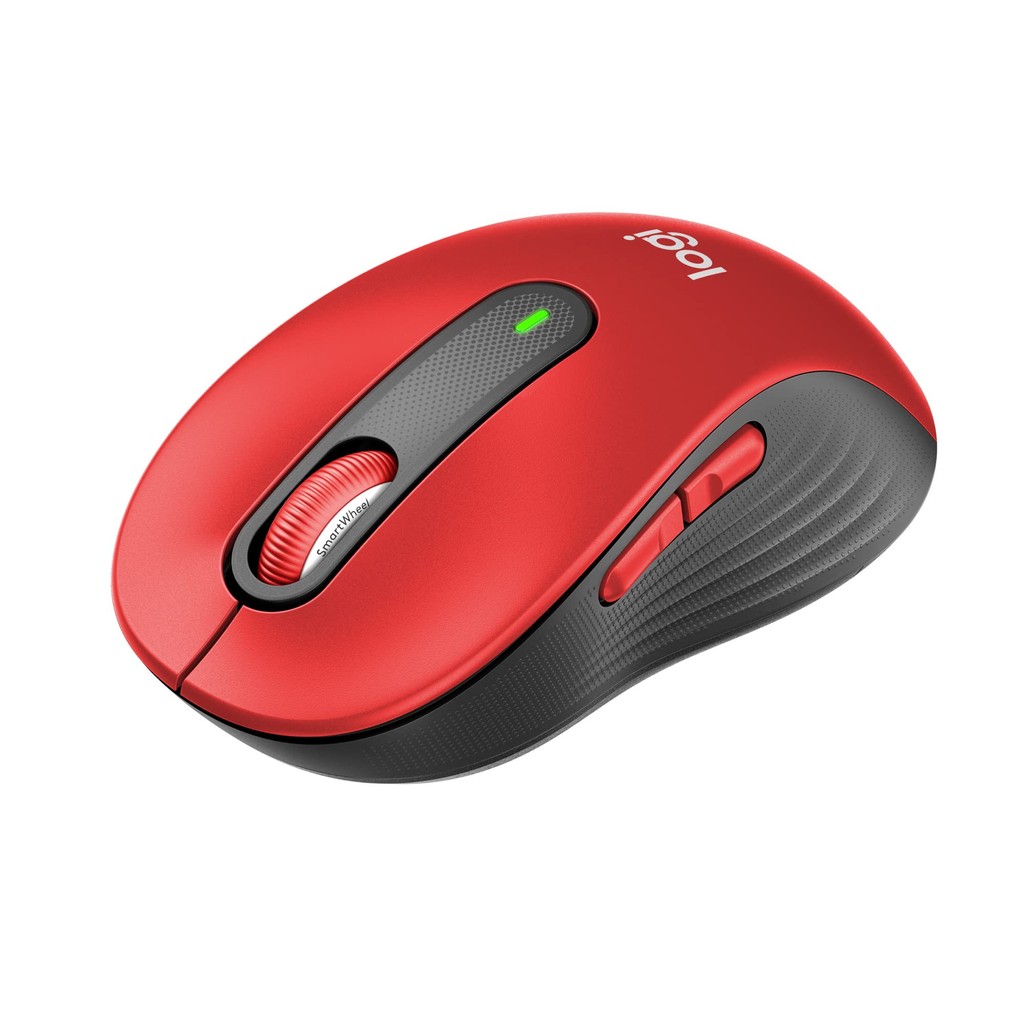 Logitech Signature M650Mrd Wireless Mouse - Silent, Regular, Red ...