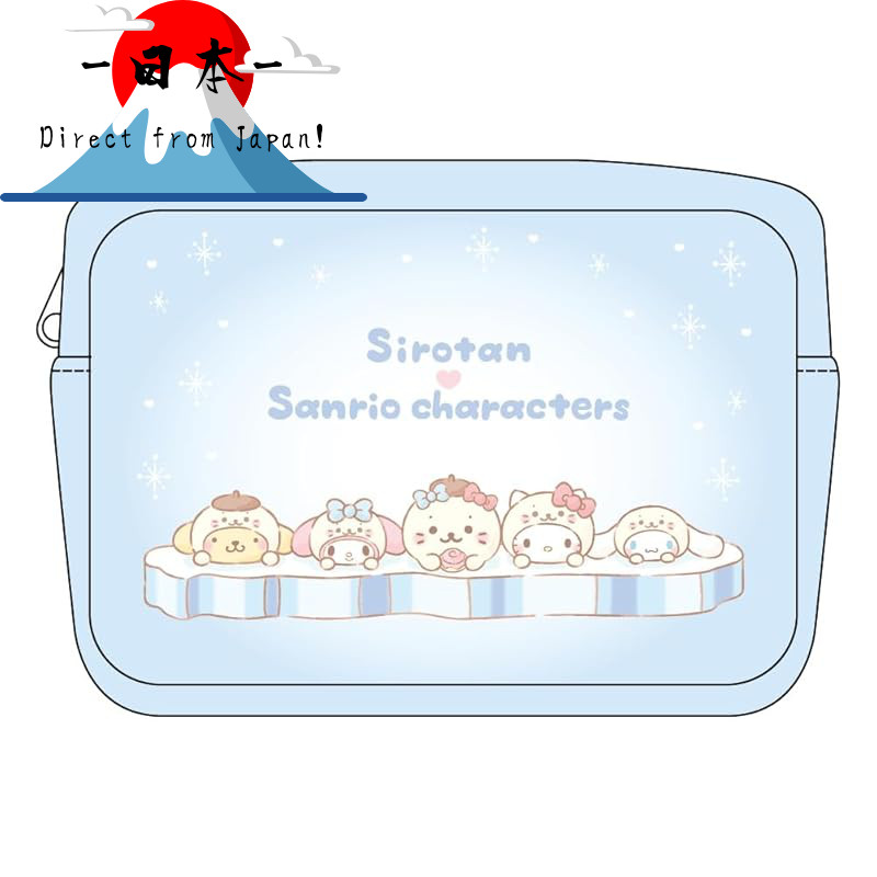 [Direct from Japan] Shirotan × Sanrio Characters Mini Square Pouch ...