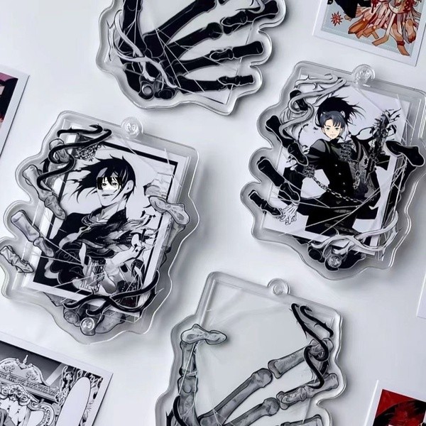 Steve Dark Series Bone Claw 3 นิ้วอะคริลิคผู้ถือบัตรอะนิเมะกรอบรูป ...