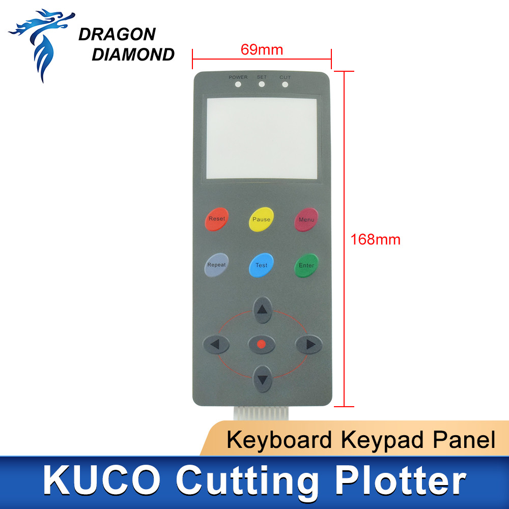 1pcs ตัด Plotter คีย์บอร์ดแผงปุ่มกดสําหรับ Kuco Teneth TH1300 TH740LX ...