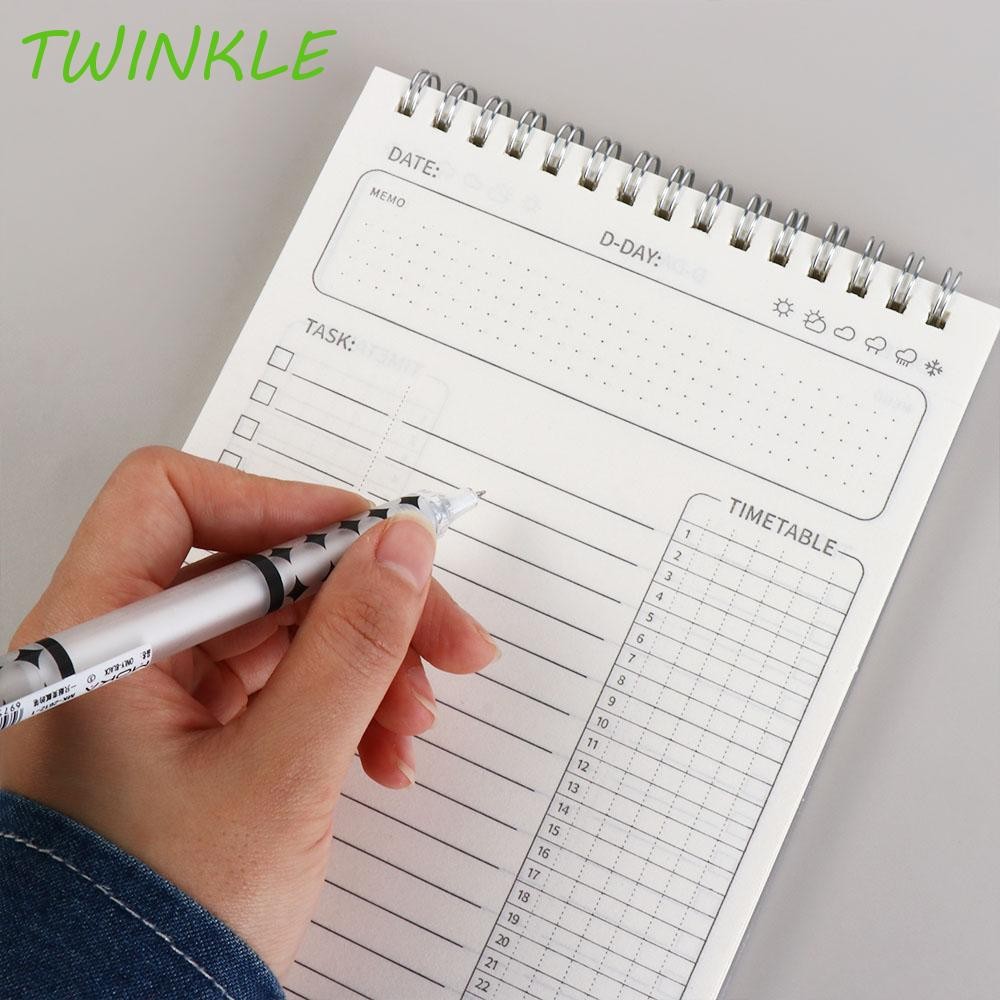 Twinkle1 Schedules Organizer, Self Inspection Form Daily Planner Chart To Do List Planner, 80 ...