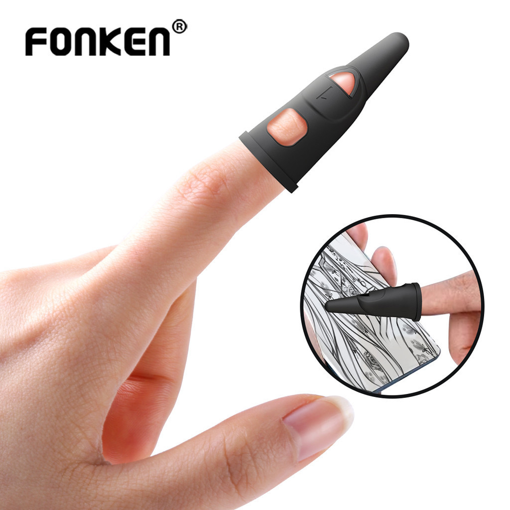 Fonken Capacitive Touch Screen Finger Cot Integrated Finger Cover Drawing Gaming สําหรับโทรศัพท ...
