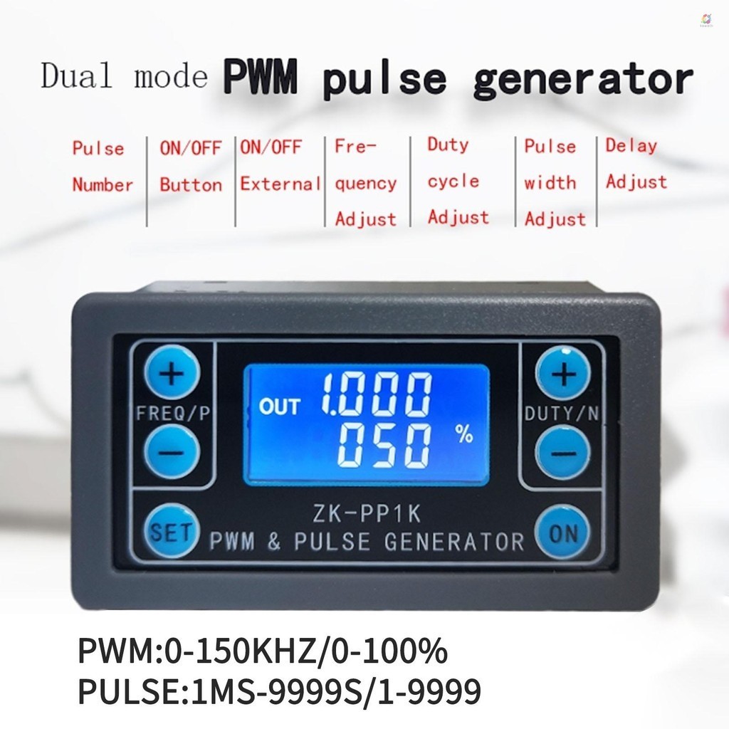 Kawath Dual Mode LCD PWM สัญญาณ Generator PWM Pulse ความถี ่ Duty Cycle ...