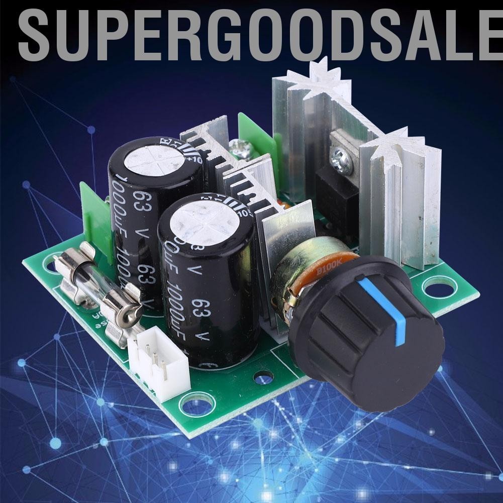 Supergoodsales 10A DC 12V 24V 36V 40V PWM Motor Speed Controller ...