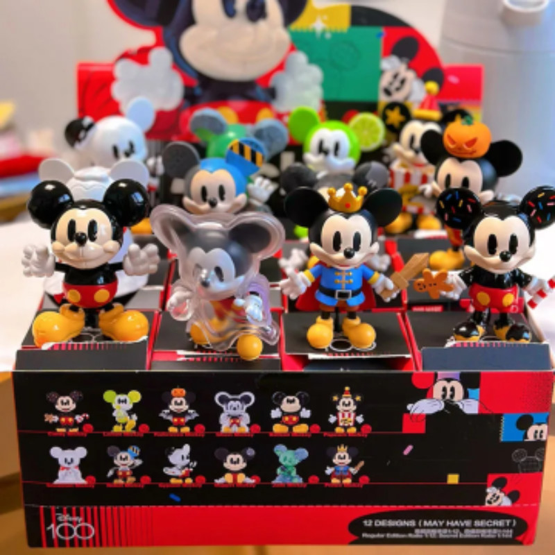 Mickey Ever Curious Series Action Figuarts ของเล่นการ์ตูน Disney 100 ปี ...