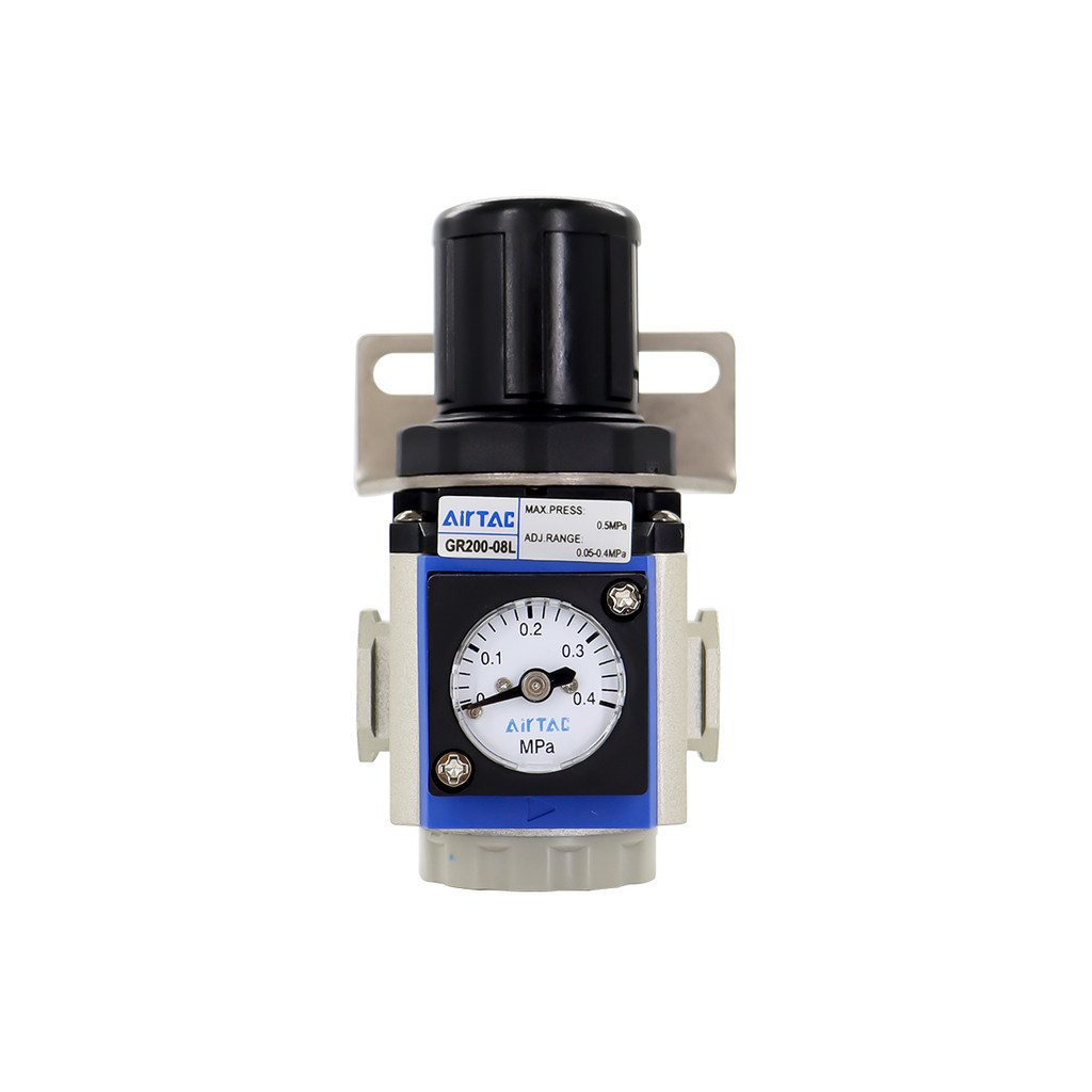 Air AirTac วาล์วหมุนเวียนแรงดันนิวเมติก GR200-08 วาล์วลดความดันอากาศ ...