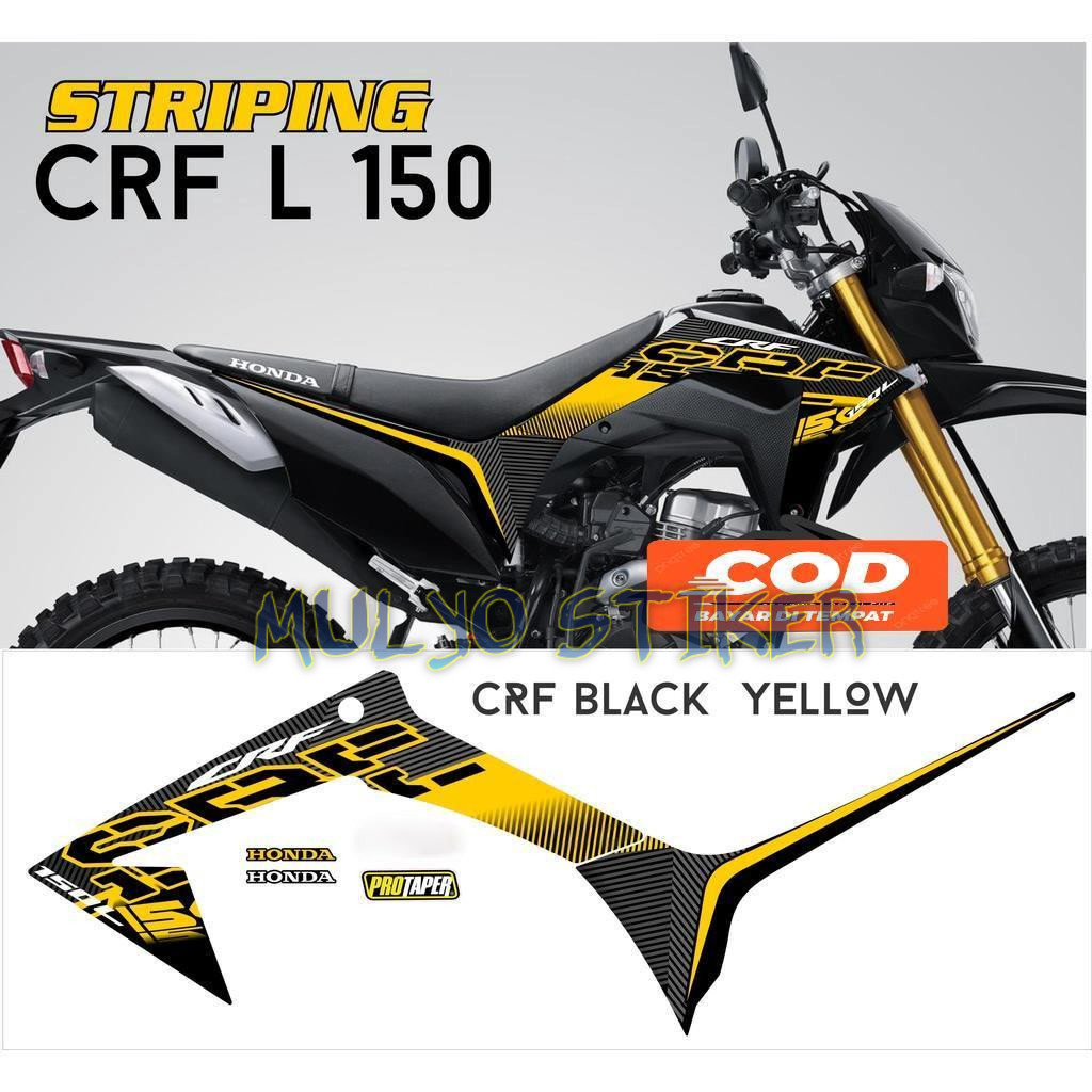 Striping STICKER LIS LES Pole honda CRF 150L 2019 2020 2021 2022 2023 ...