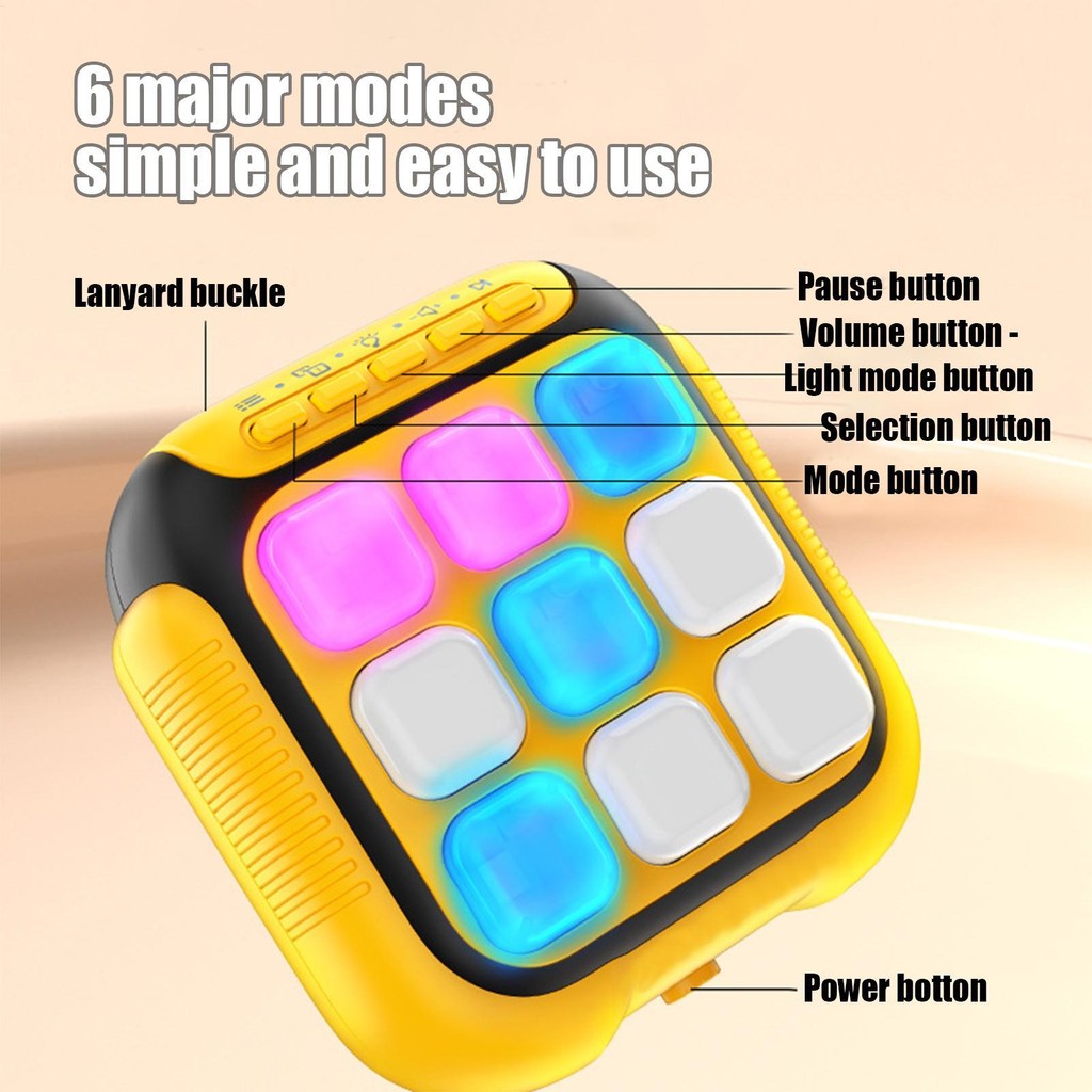 Fast Push คอนโซลเกมอิเล็กทรอนิกส์ Tic-Tac-Toe Man-Machine โหมด Pop ...