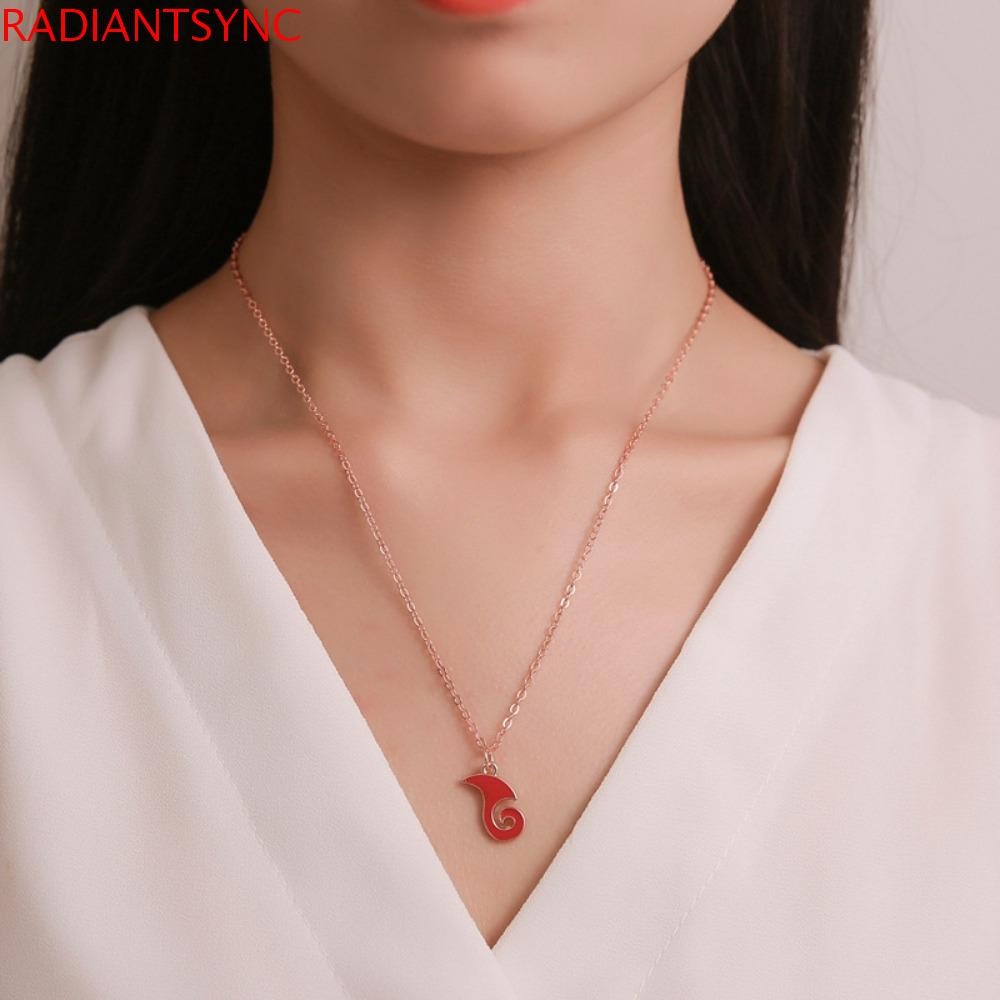 Radiantsync Ne Zha 2 สร้อยคอ,ฟิล์มการ์ตูน Rhinestone Flame Mark คอ,แฟชั่นจี้เครื่องประดับ Shiny ...