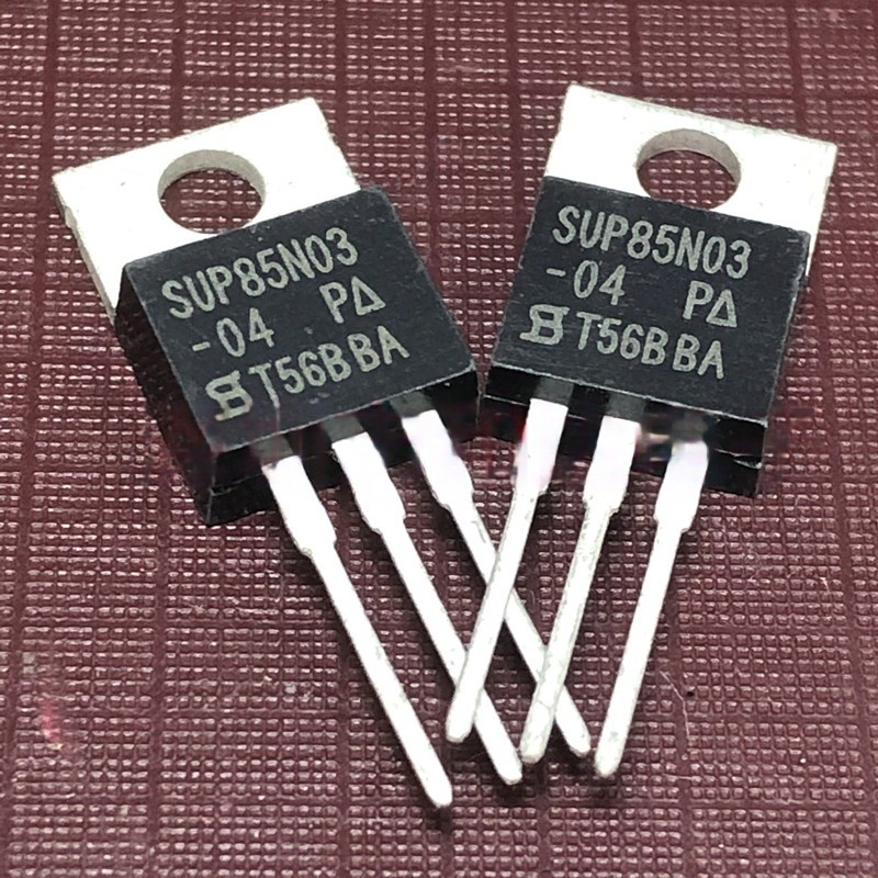 ((1 ชิ้น) ชิ้นส่วนอิเล็กทรอนิกส์ SUP85N03-04P Ready Stock MOS Field Effect Tube TO-220 30V 85A ...