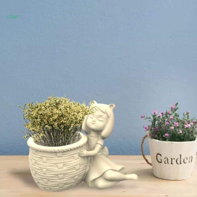 Char Flower แม่พิมพ์ซิลิโคน Diy Succulents คอนกรีตดอกไม้ปูนปลาสเตอร์ ...