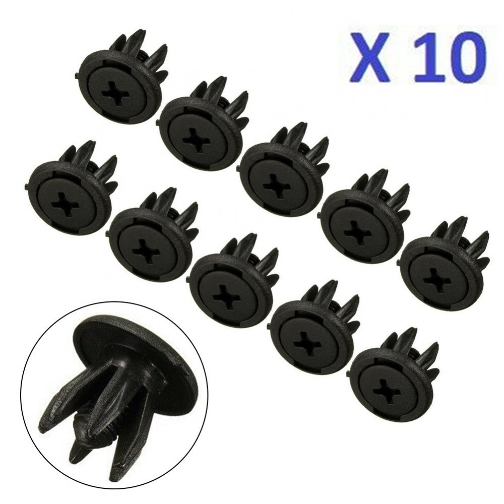 10pcs ภายในล้อ ARCH LINER FASTENERS คลิปสําหรับ MINICOOPER R50 R52 R53 ...