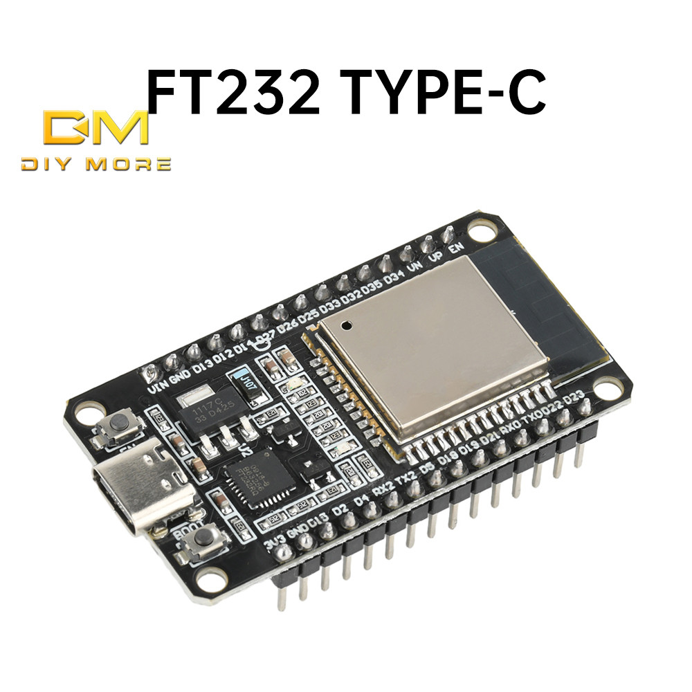 Diymore ESP32S ESP32 ESP-WROOM-32 บอร์ดพัฒนา 2.4GHz Dual-Core WiFi บลูทูธ 2 ฟังก์ชั่น ...