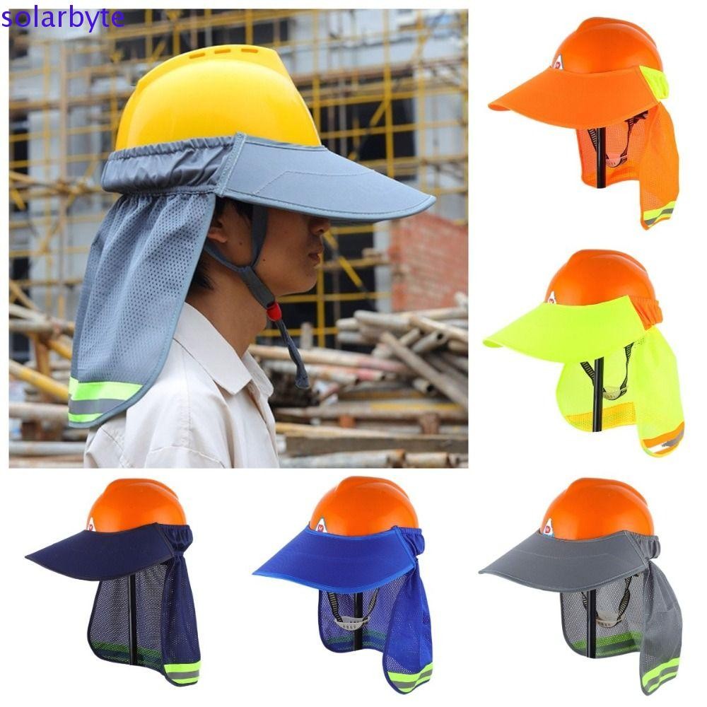 Solarbyte ปีกหมวกสะท้อนแสง,Breathable ตาข่ายสะท้อนแสง Stripe Cap Cover, Sun Protection Block The ...