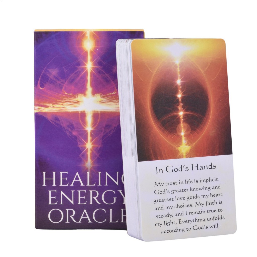 Healing Energy Oracle การ์ด 54 ชิ้น Fortune บอกไพ่ทาโรต์เพื่อนครอบครัว ...