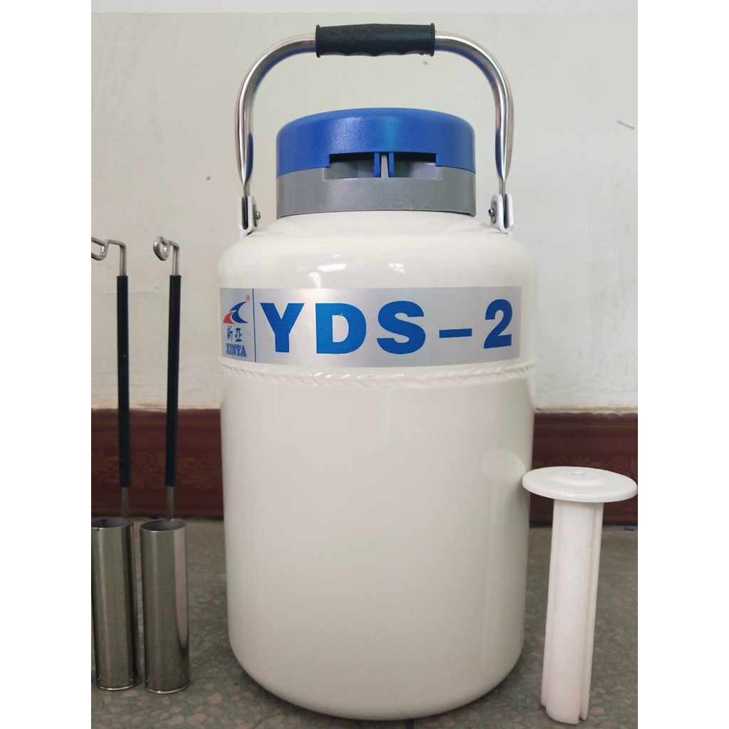 ถังไนโตรเจนเหลว YDS-2L/3L 6L 10L ถังไอศกรีม ถังไนโตรเจนเหลวแบบพกพา ภาชนะชีวภาพไนโตรเจนเหลว ...