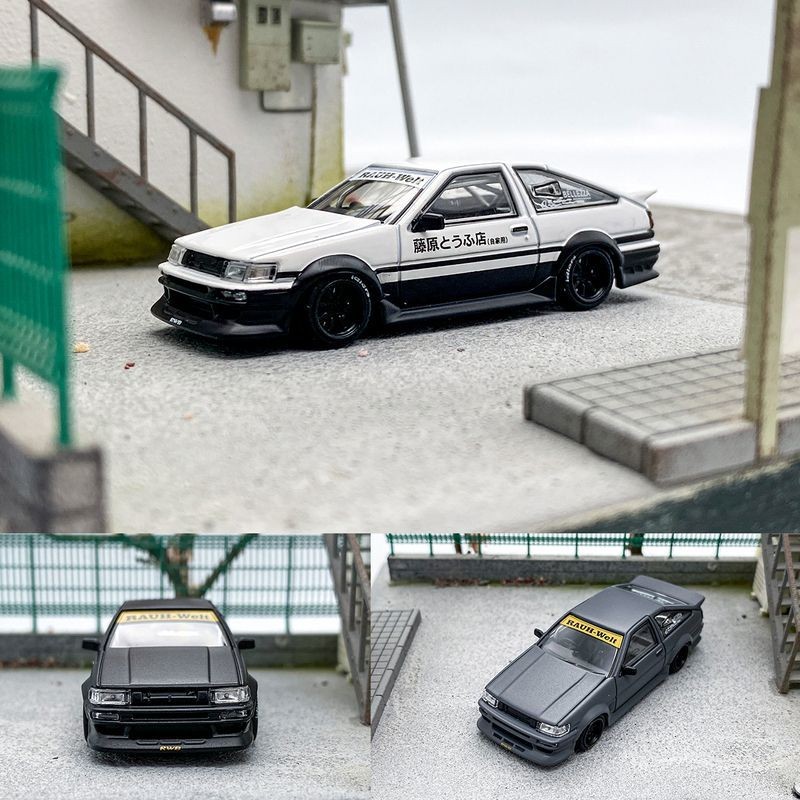 SW 1: 64 Toyota AE86 RWB Wide Body Modified Tofu Shop Levin Levin โมเดล ...